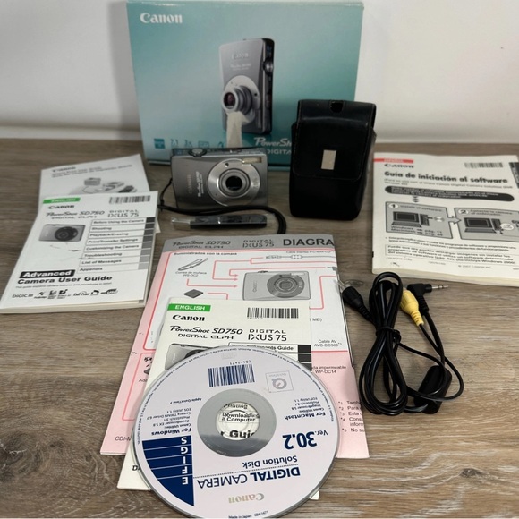 Canon | Cameras, Photo & Video | Canon Powershot Sd75 Elph Camera ...